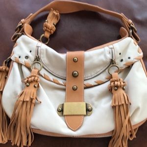 Mania | Bags | Mania Leather Fringe Handbag | Poshmark